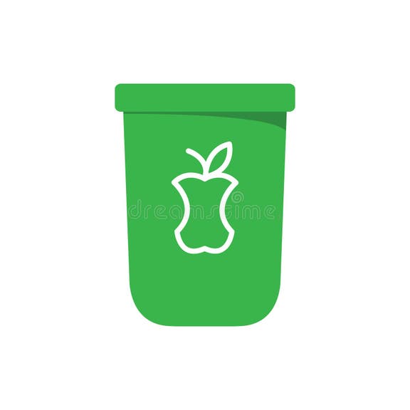 Compost Flat Icon, Vector Illustration Stock Illustration ...