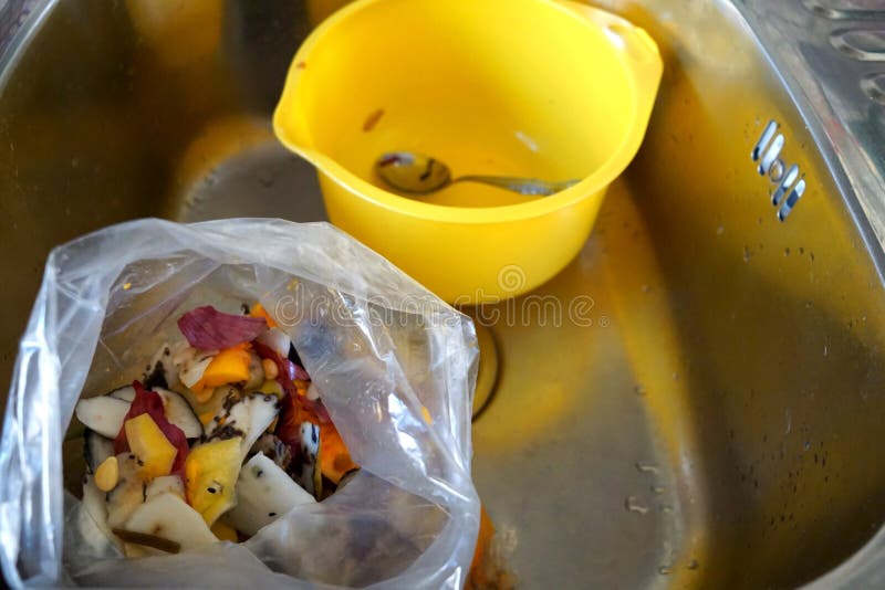 Compost Garbage, Mix of Organic Mess Stock Image - Image of core ...