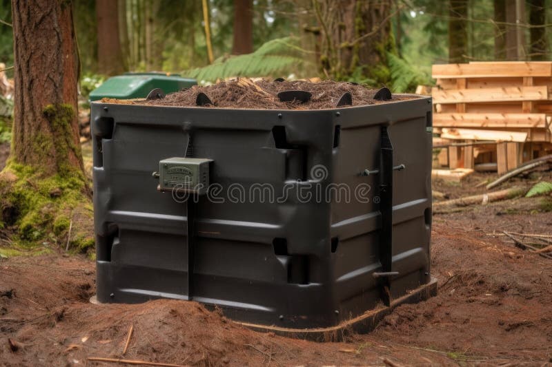 Composting Bin with Aeration System and Automatic Turner for Superior ...