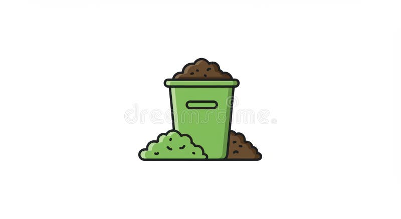 Composting Bin Illustration Stock Illustration - Illustration of ...