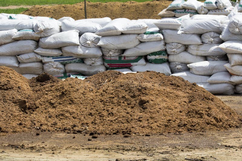 Composting Ecological Compost Outdoor Warehouse Stock Image - Image of ...
