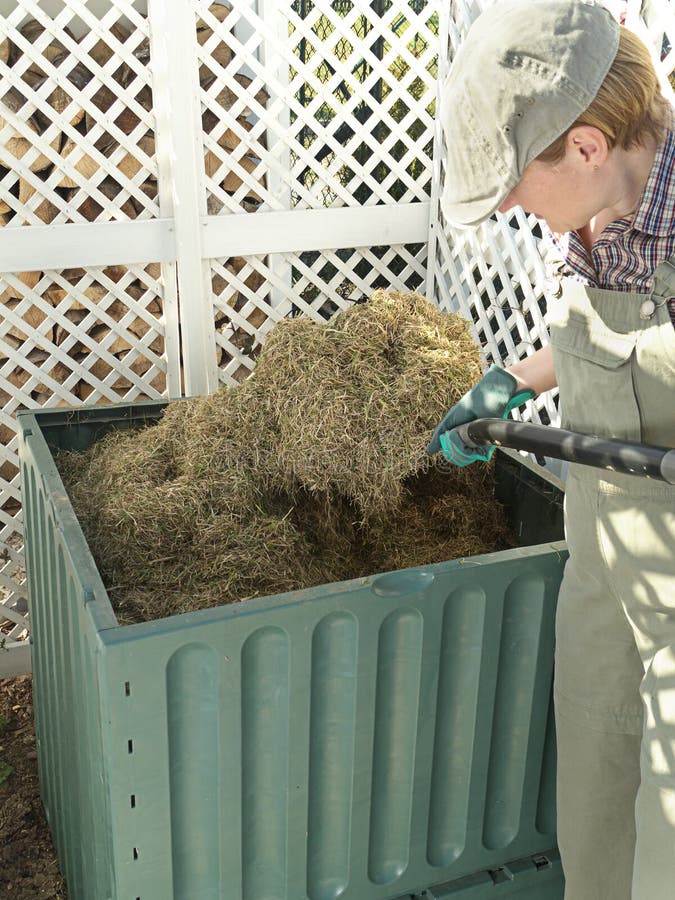 Composting stock photo. Image of green, composter, grass - 39408162