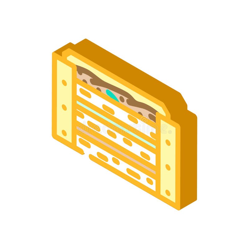 Composting Garden Maintenance Isometric Icon Vector Illustration Stock ...