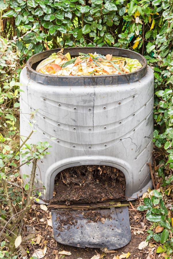 Composting stock image. Image of container, scraps, garden - 62243025