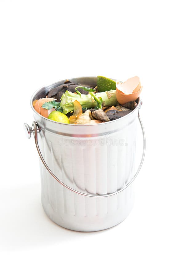 Kitchen composting bin stock image. Image of peelings - 16107361