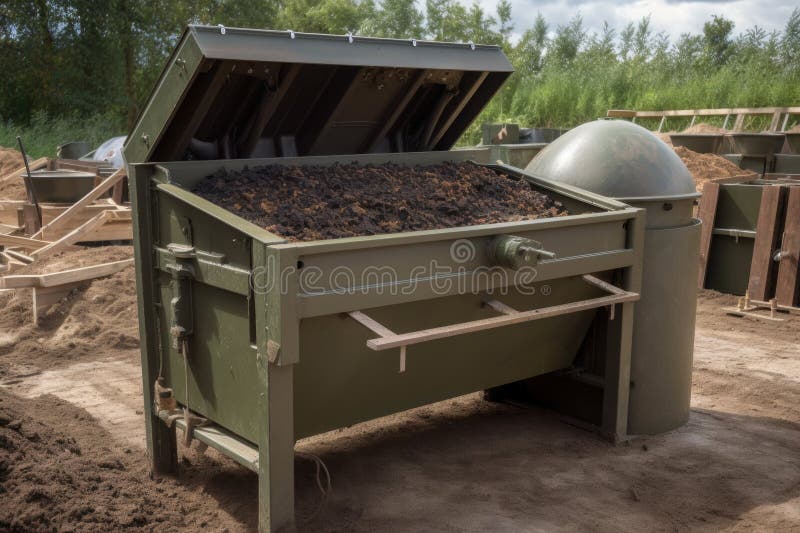 Composting System with Automatic Turner, Keeping Compost Aerated and ...