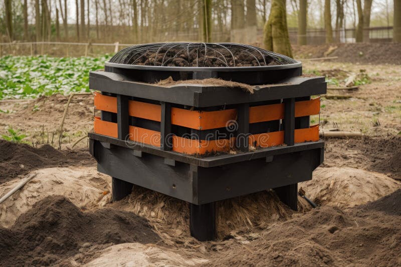 Composting System with Rotating and Aerating Mechanisms To Increase Air ...