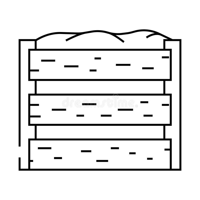 Composting Waste Sorting Icon Doodle Illustration Stock Illustration ...