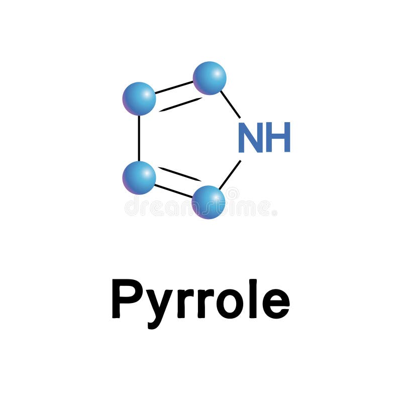 Molecola Della Clorofilla Con La Formula Chimica Illustrazione di Stock ...