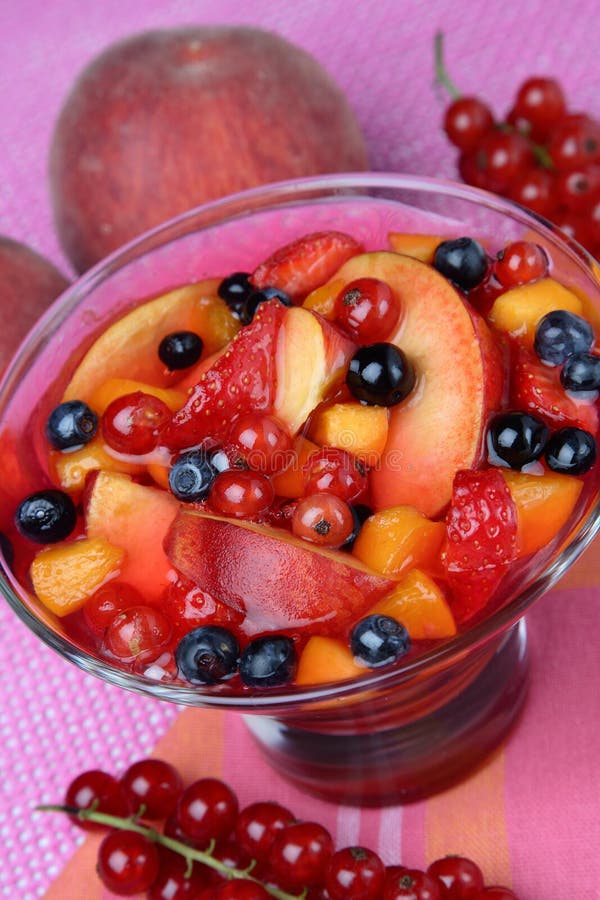 Compote with fruit stock photo. Image of plate, refresh - 7083486