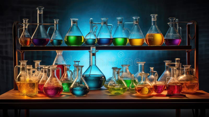 Compound chemistry formula stock illustration. Illustration of ...