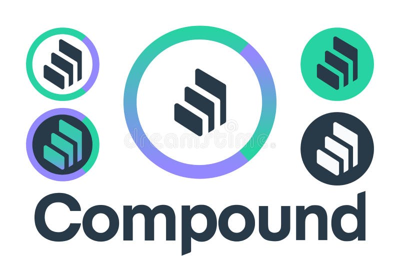 Compound Computer Vector Logo Text Icon Author S Development Editorial ...