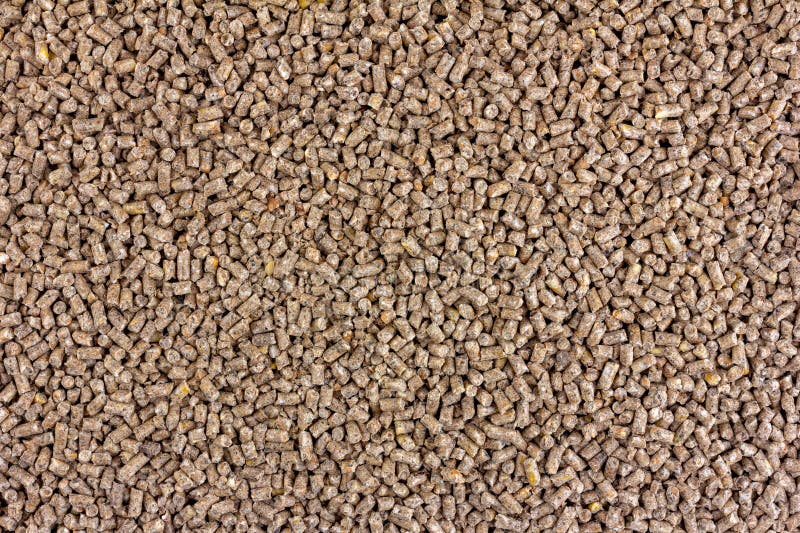 Compound Feed for Animal Feeding, Top View. Stock Photo - Image of ...