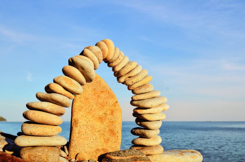 Compound of pebbles stock image. Image of ring, equilibrium - 49368201