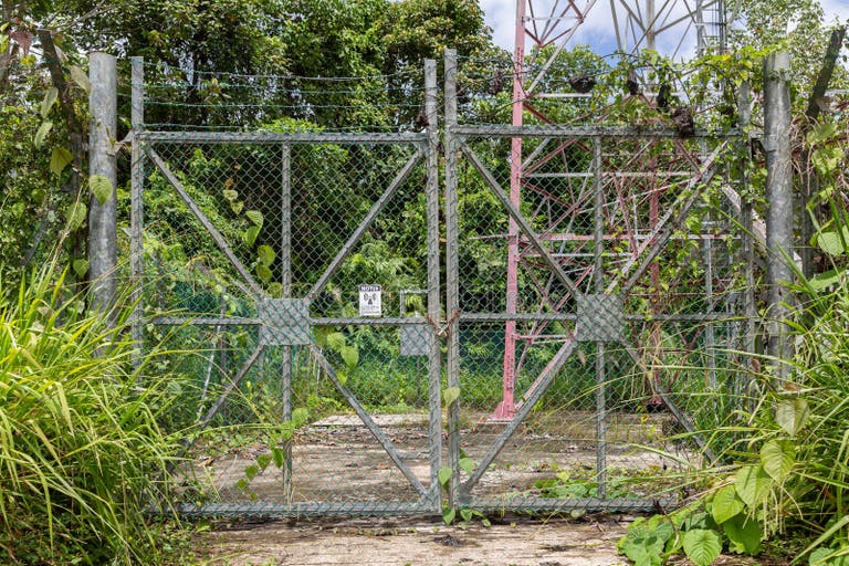 The Compound of Telecommunication Transmitter Tower Editorial Stock ...