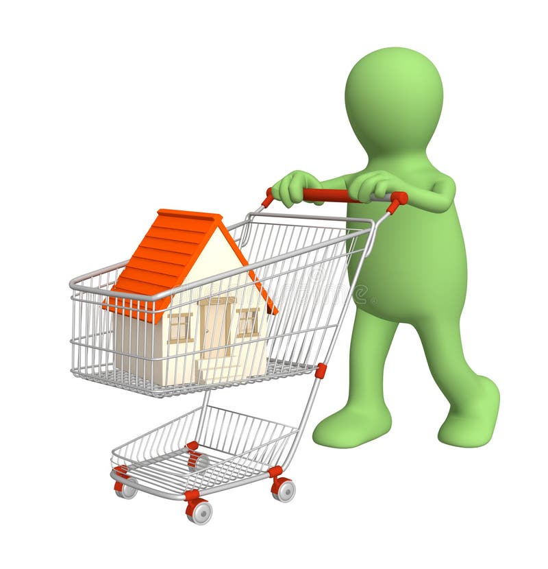 Compró la casa stock de ilustración. Ilustración de hombres - 11633501