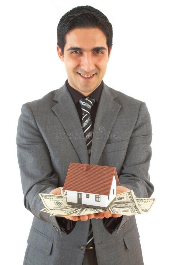 Compra de una casa foto de archivo. Imagen de casero, pagar - 1164960