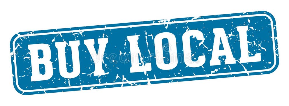 Comprar Sinal Retangular Local. Comprar Selo Local Ilustração do Vetor ...