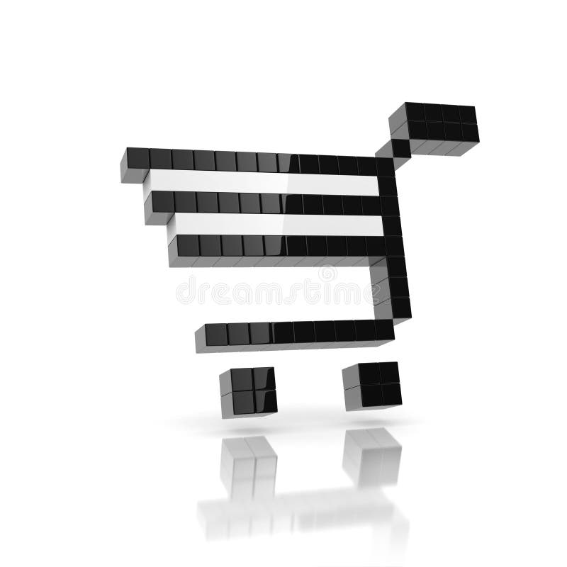 Compras Online Comprar Agora ícone 3d Ilustração Stock - Ilustração de ...