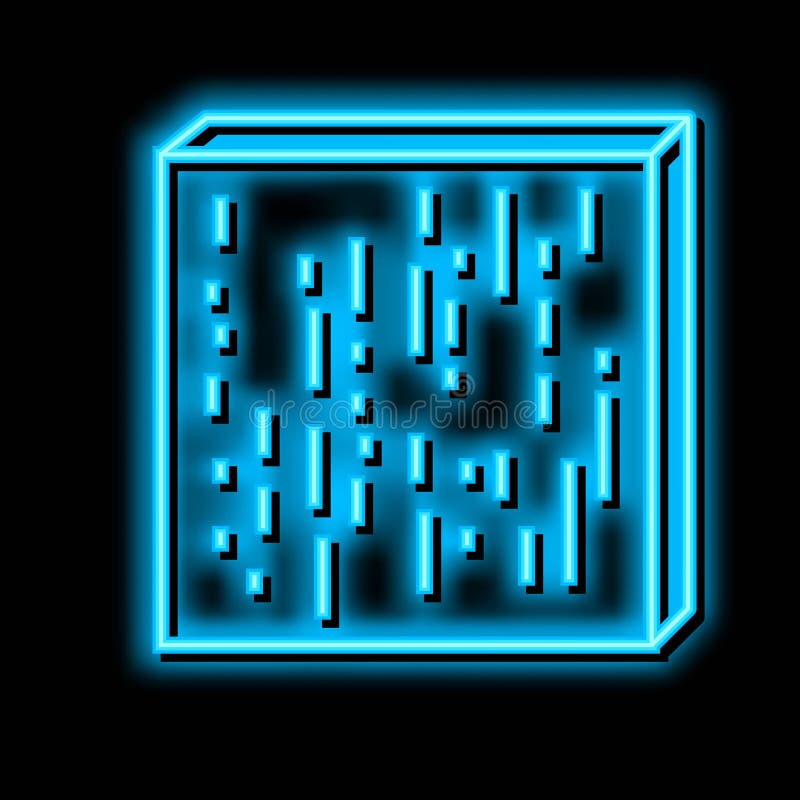 Compreg Timbers Neon Glow Icon Illustration Stock Vector - Illustration ...