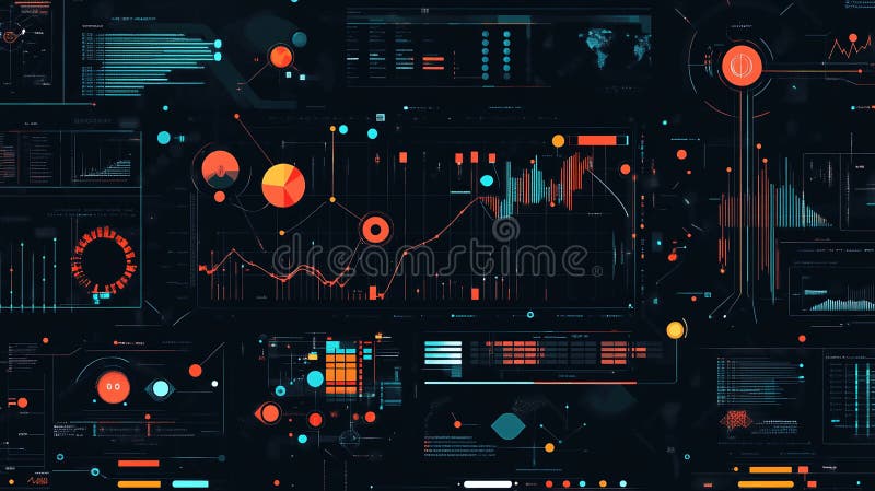 Comprehensive AI Financial Infographic for Accounting, Currency ...