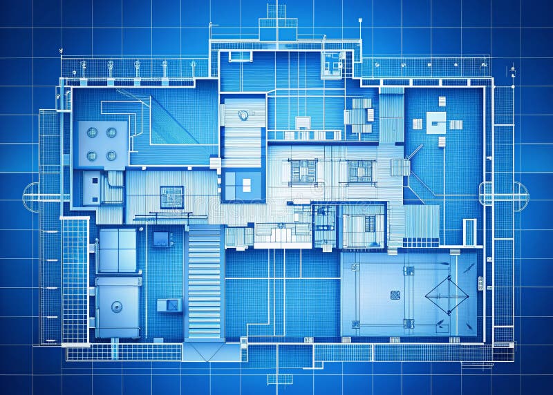 Comprehensive Architectural Floor Plan Unveiling a Modern Buildings ...