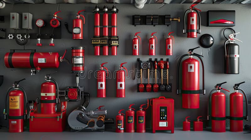 A Comprehensive Array of Fire Safety Solutions, Including Extinguishers ...