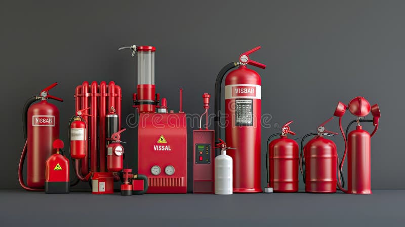 A Comprehensive Array of Fire Safety Solutions, Including Extinguishers ...