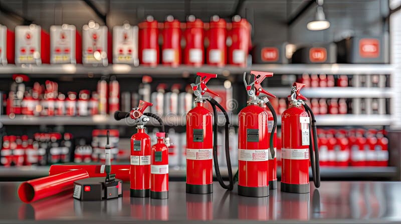 A Comprehensive Array of Fire Safety Solutions, Including Extinguishers ...