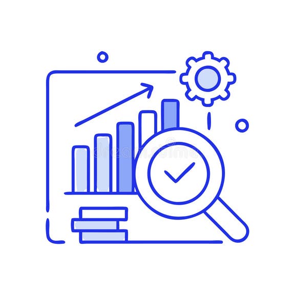 Comprehensive Benchmarking Analysis Icon Design Stock Vector ...