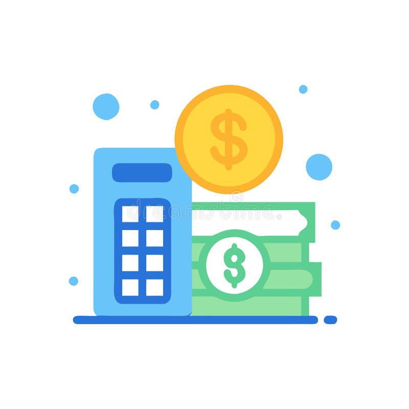 Comprehensive Budget Icon for Analysis Stock Image - Illustration of ...