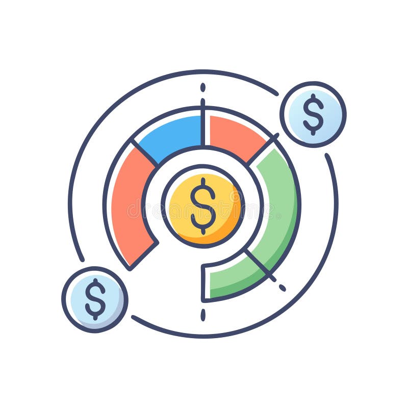 Comprehensive Budget Variance Analysis Icon Stock Vector - Illustration ...