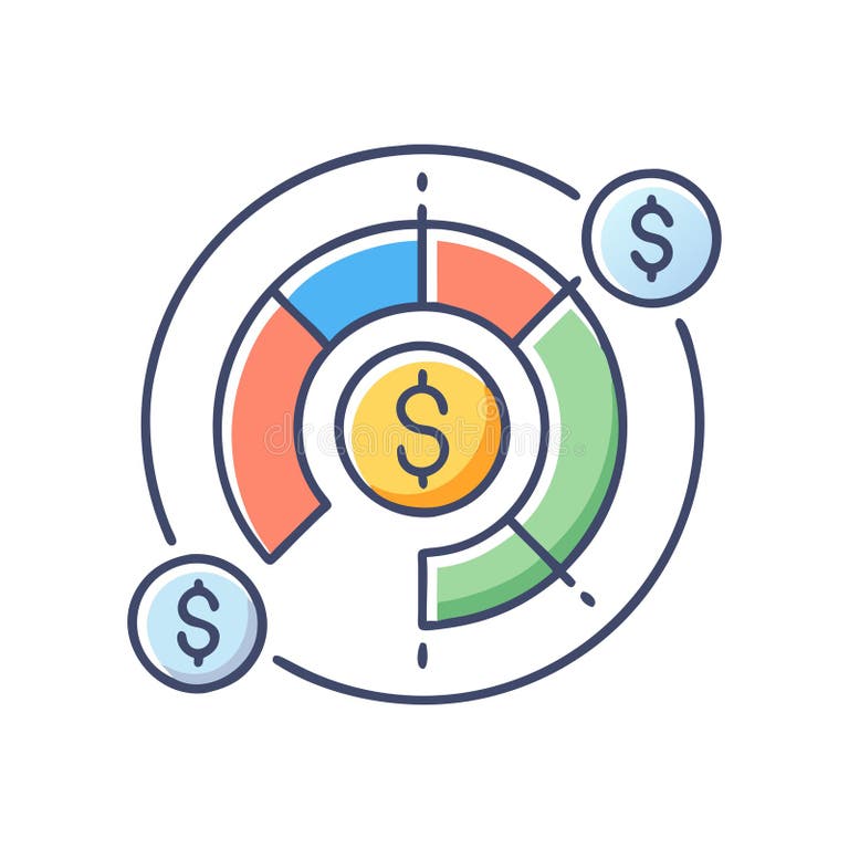 Comprehensive Budget Variance Analysis Icon Stock Vector - Illustration ...
