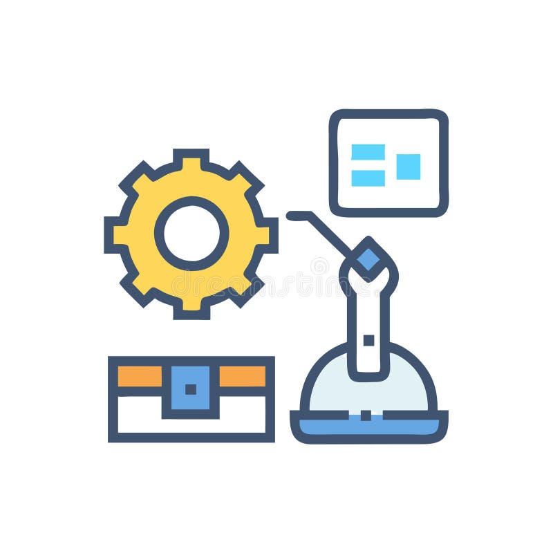 Comprehensive Build Automation Design Icon Stock Illustration ...