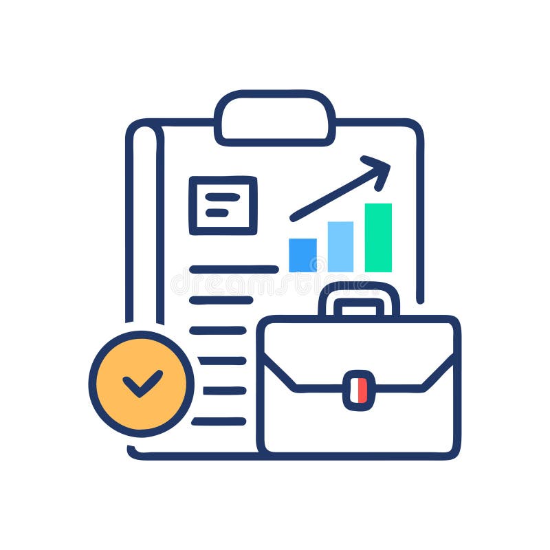 Comprehensive Business Assessment Icon Stock Vector - Illustration of ...