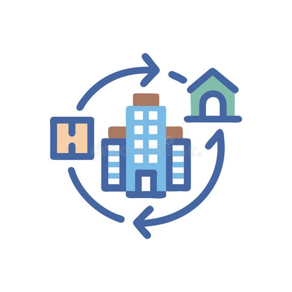 Comprehensive Business Continuity Icon for Planning Stock Image ...