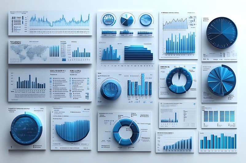 Comprehensive Business Data Analytics Dashboard Visualization Displaying Financial Information ...