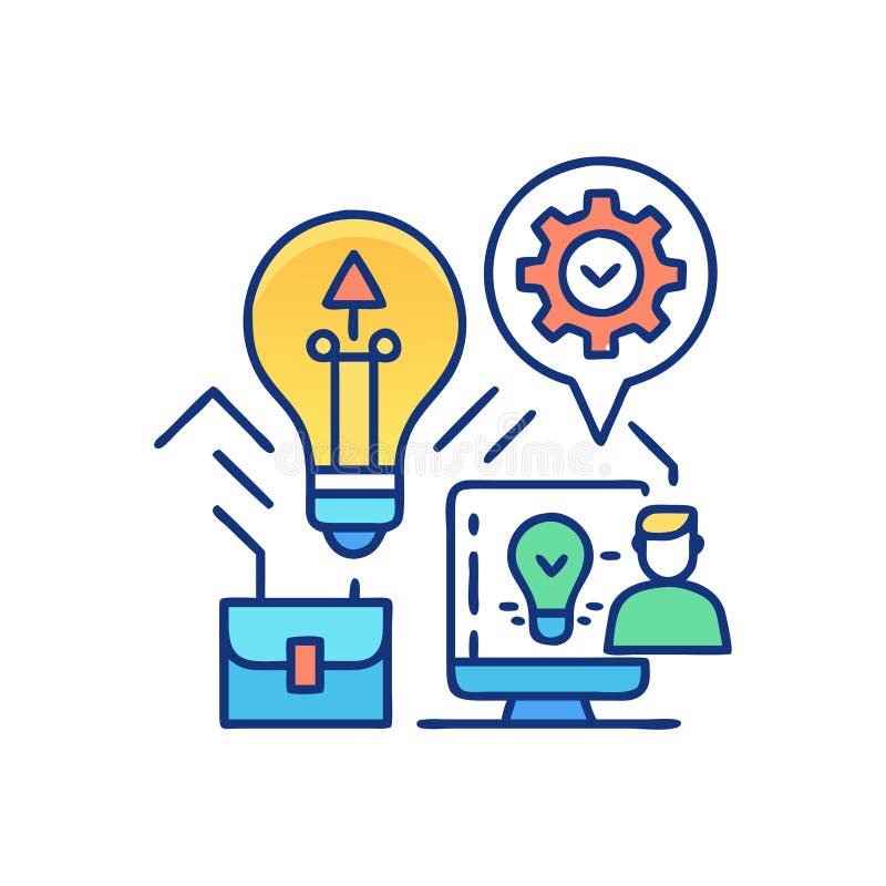 Comprehensive Business Innovation Lab Icon Stock Vector - Illustration ...
