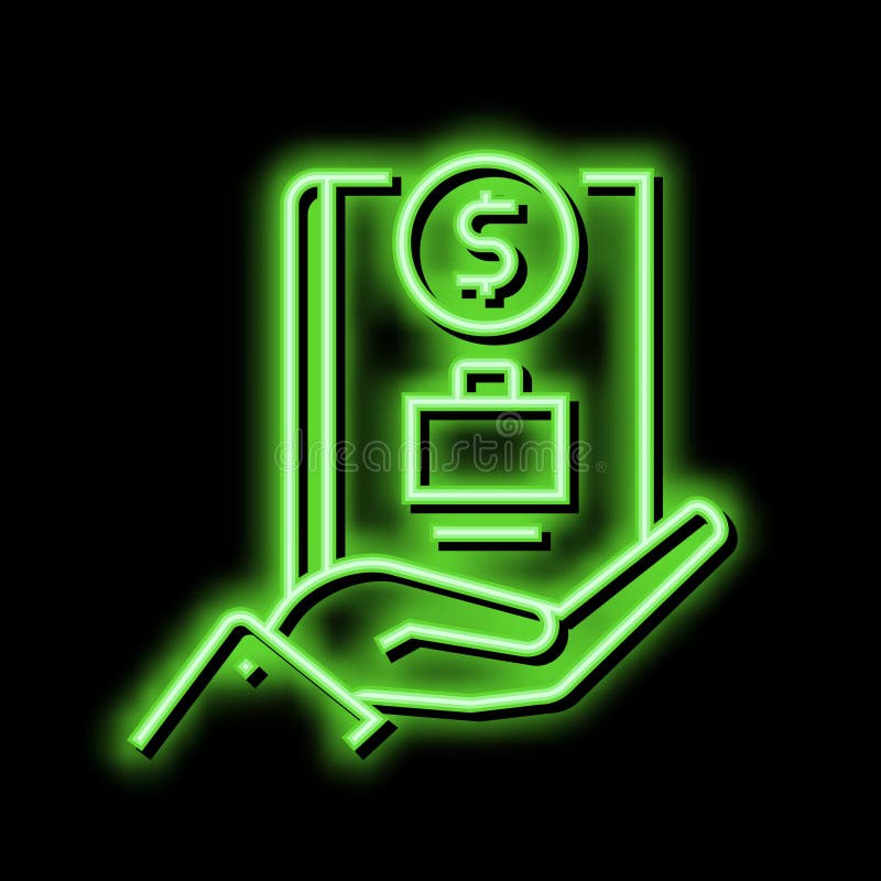 Comprehensive Business Training Program Neon Glow Icon Illustration ...