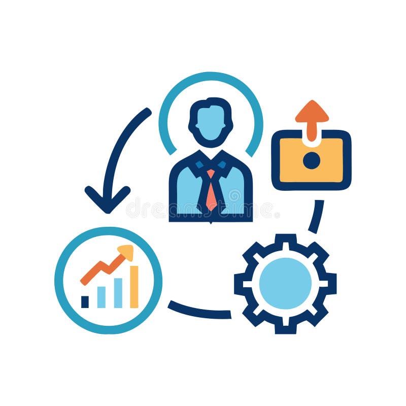 Comprehensive Business Transformation Icon Stock Vector - Illustration ...