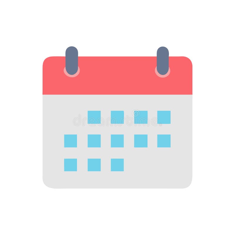 Comprehensive Calendar Icon Stock Vector - Illustration of graphic ...