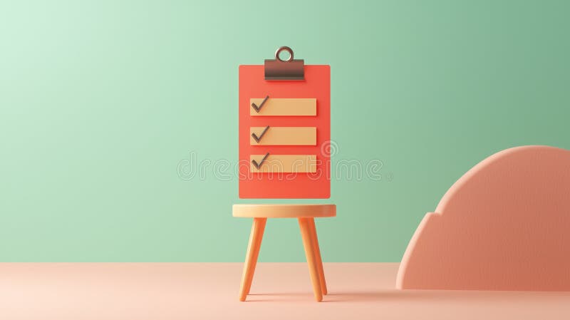 Comprehensive Checklist with Priority Levels Marked by Icons Stock ...