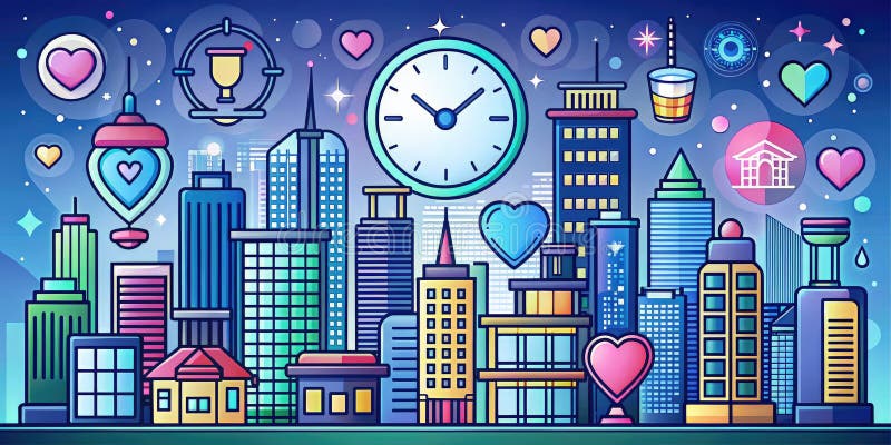 A Comprehensive Collection of Vector Icons for Modern Time Management ...