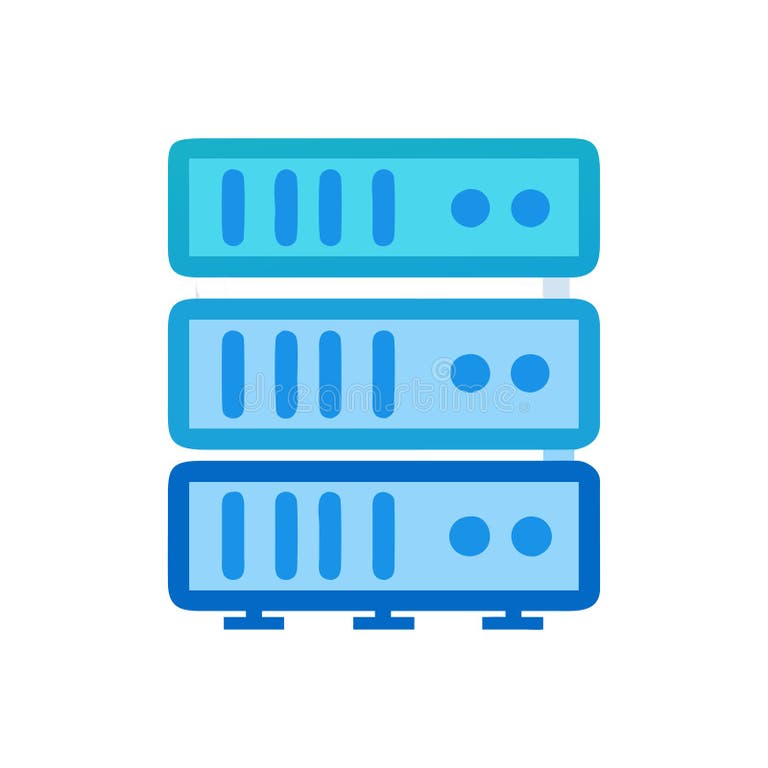 Comprehensive Container Host Icon Stock Vector - Illustration of ...