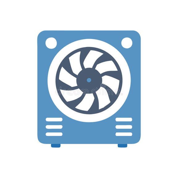 Comprehensive Cooling Fan Icon Stock Vector - Illustration of solution ...