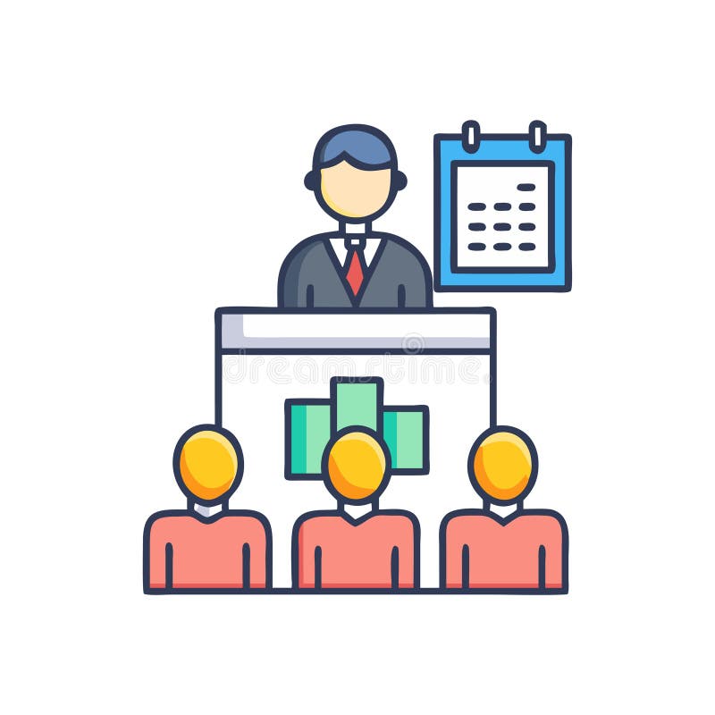 Comprehensive Corporate Event Planning Icon Stock Vector - Illustration ...