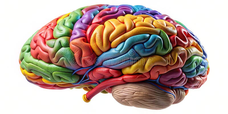 Comprehensive 3D Human Brain Anatomy Model Detailed Structure Function ...