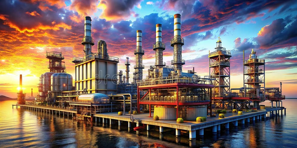 A Comprehensive 3D Visualization of Onshore and Offshore Oil Refining ...