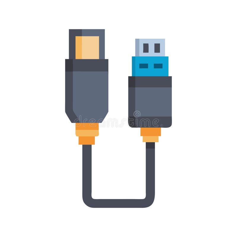 Comprehensive Data Cable Icon Stock Illustration - Illustration of ...