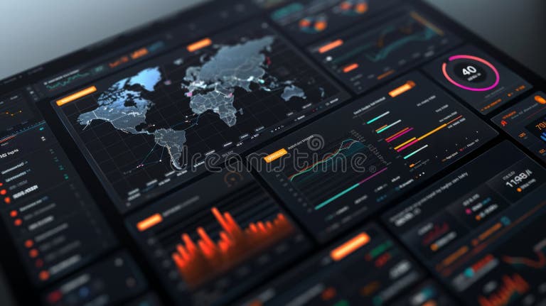 Comprehensive Data Dashboard Showcasing Business Analytics and ...